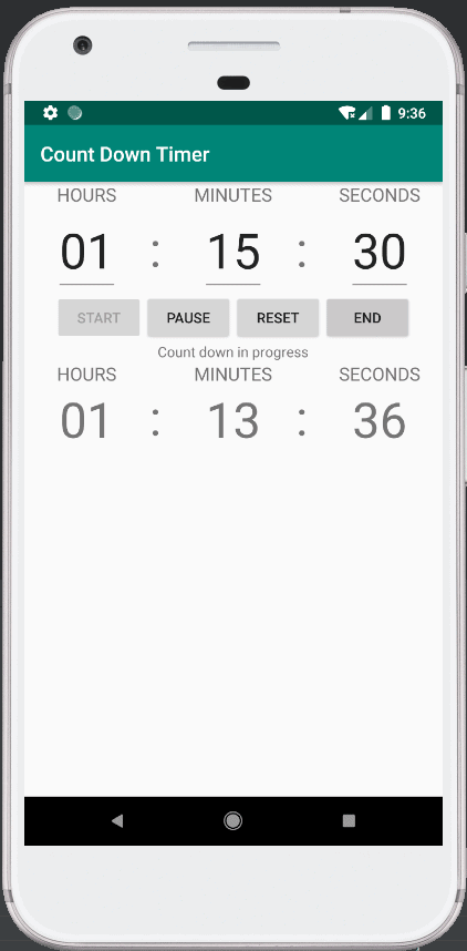 How To Create A Count Down Timer In Android Learn To Droid