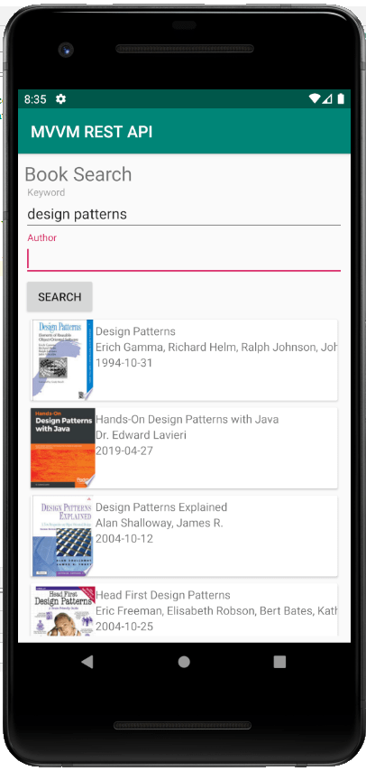 Consuming A Rest Api Using Retrofit2 With The Mvvm Pattern In Android