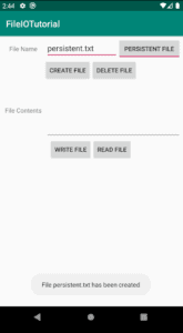 Android File IO Tutorial with Internal and External Storage – Learn to ...