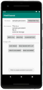 Android File IO Tutorial with Internal and External Storage – Learn to ...