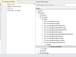 Android File IO Tutorial with Internal and External Storage – Learn to ...