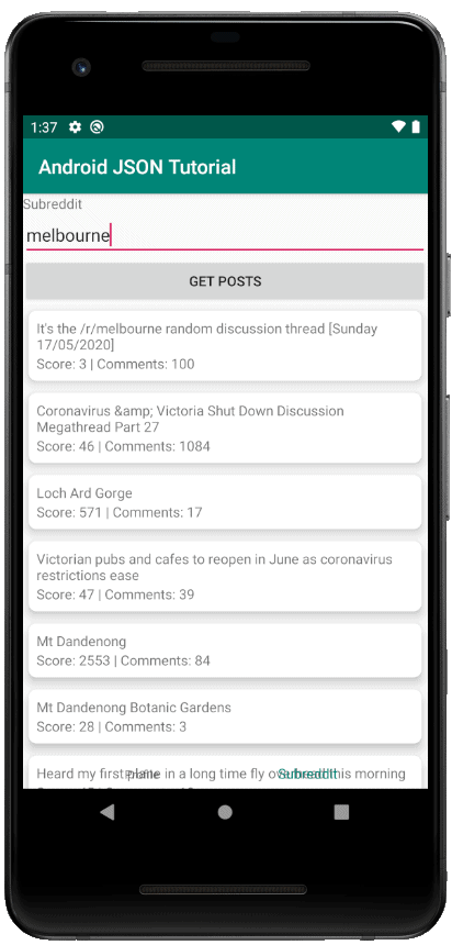 Android Json Tutorial Learn To Droid